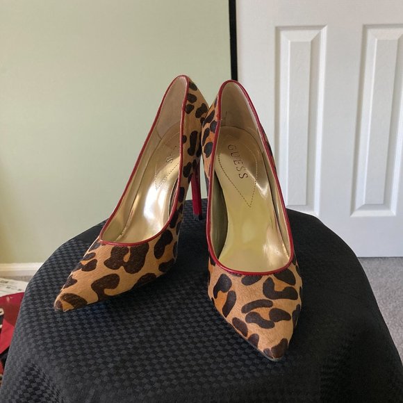Guess | Shoes | Leopard Print Heels By Guess | Poshmark